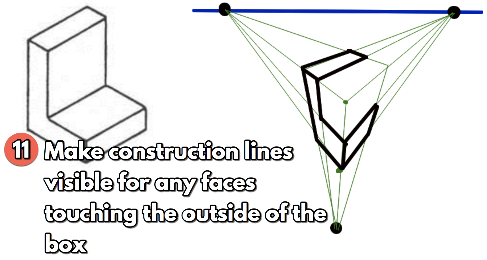 3 Point Perspective Drawing Tutorial Nathan Nagele