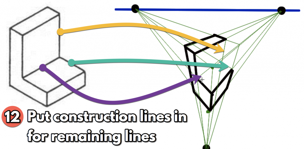 3 Point Perspective Drawing Tutorial – Nathan Nagele